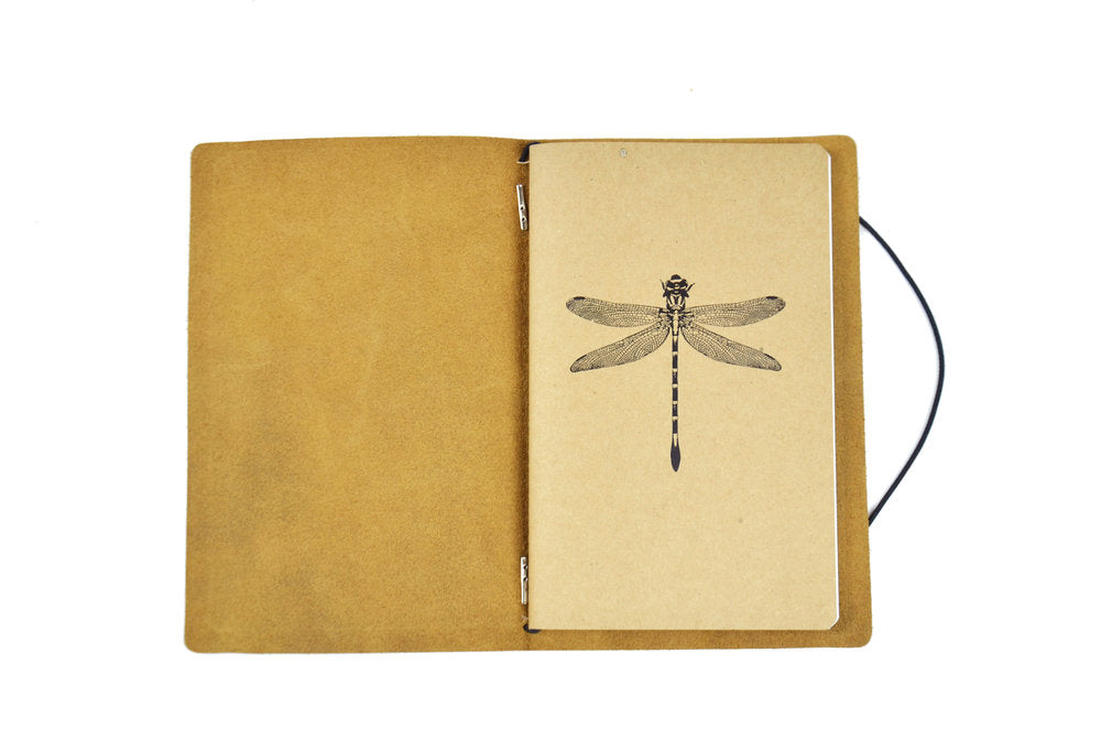 Leather Dragonfly Journal Cover – Queen City Footwear