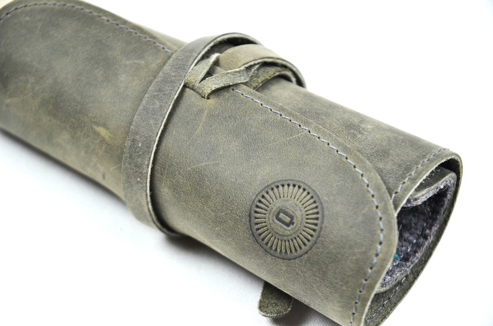 Handmade Leather Tool & Accessory Roll – Made in USA | Queen City Footwear